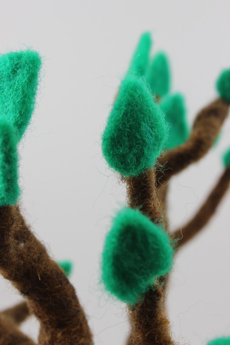 Tree Needle Felted Tree Handmade Wool Tree | Etsy
