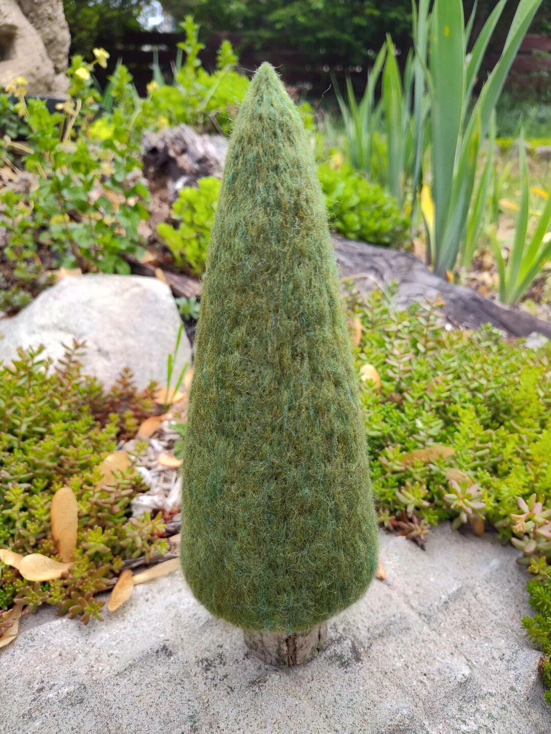 Evergreen Tree; Needle Felted Tree; Pine Tree; Fir Tree; Handmade Wool ...