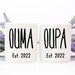 Ouma and Oupa Mugs Set, Pregnancy Announcement for Afrikaans Grandma ...