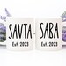 Savta and Saba Mugs Set Hebrew Grandparents Baby Reveal - Etsy
