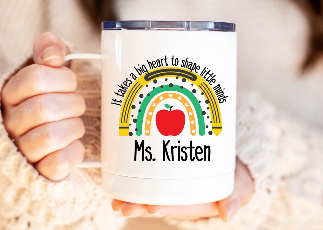 Teacher Appreciation Gift - Teacher Travel Mug - Personalized Teacher ...