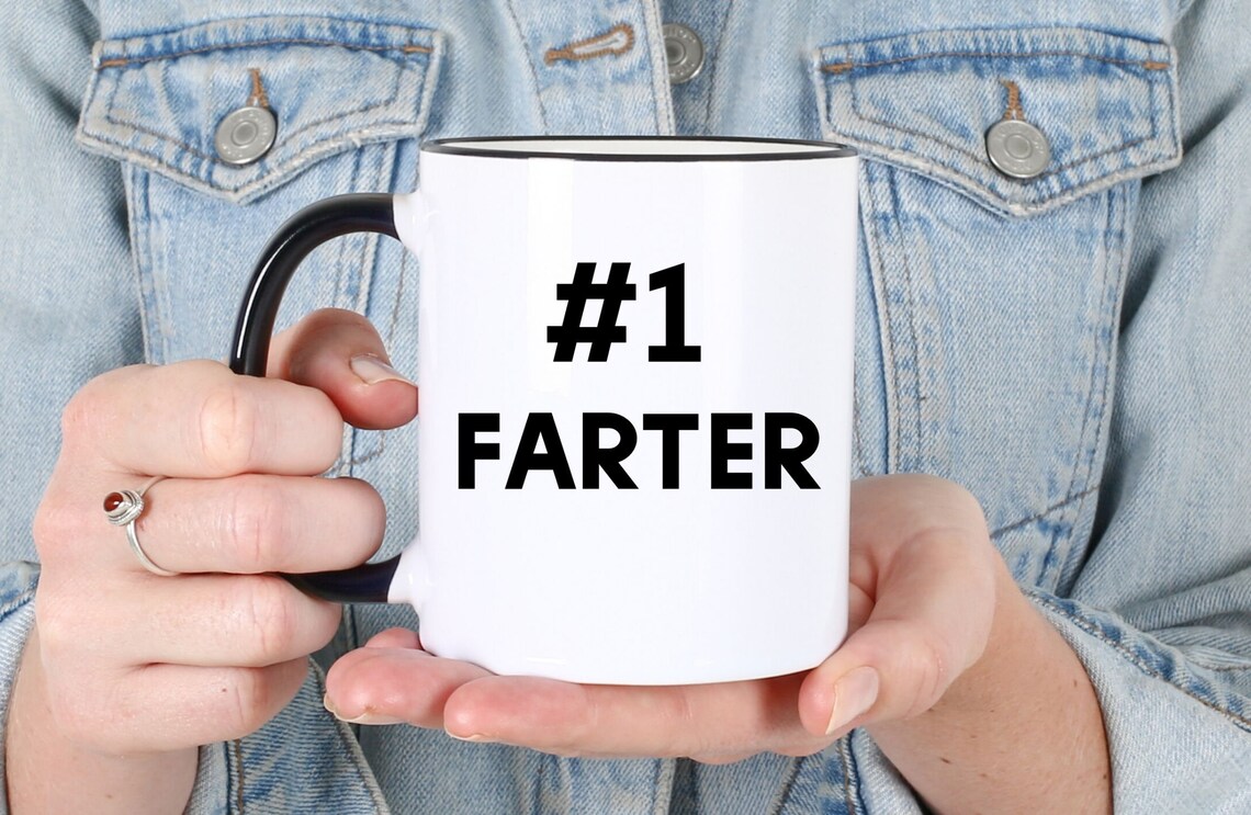 Farter Mug Number One Farter Farther Mug Funny Dad Gift | Etsy