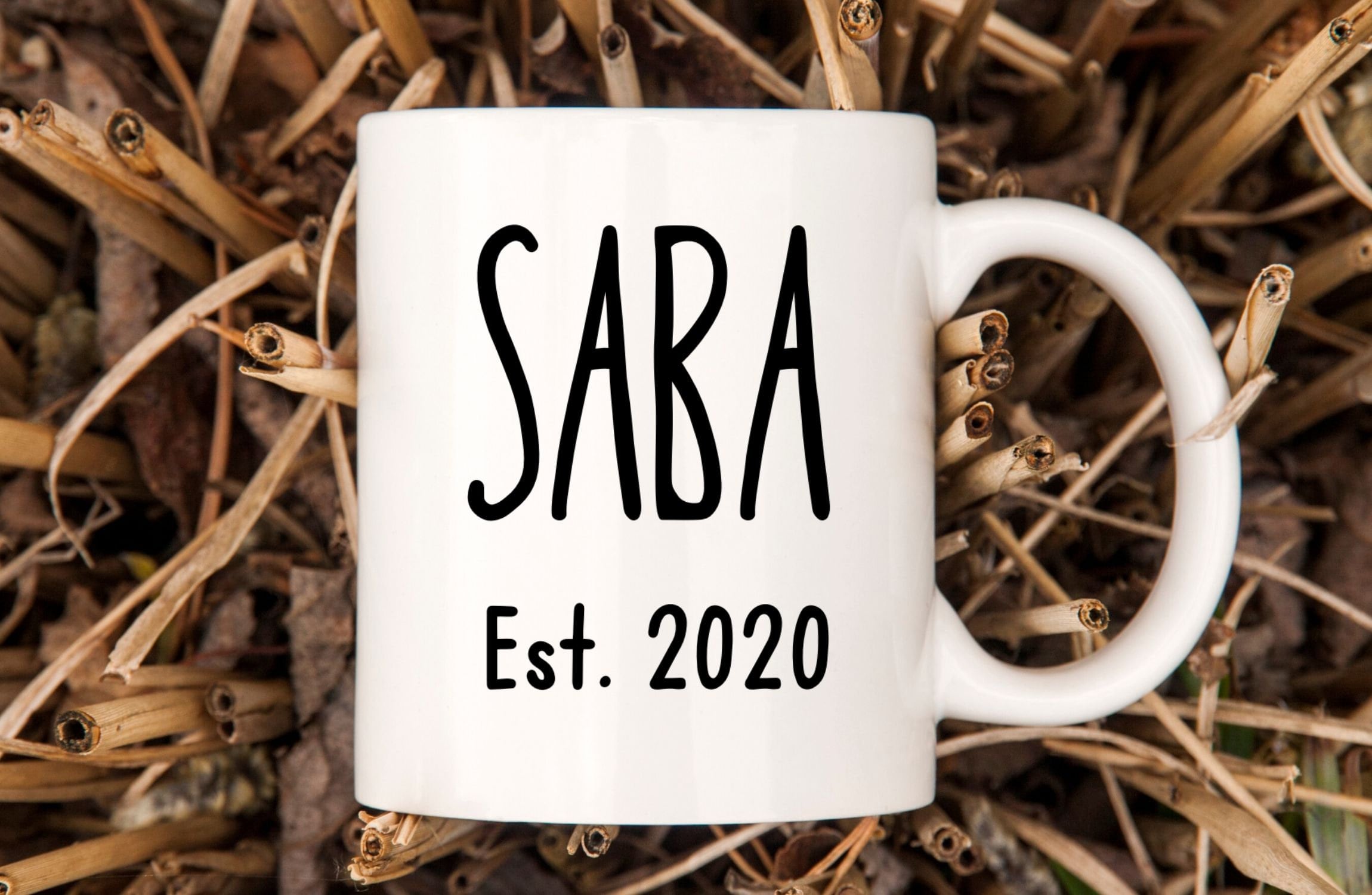 Savta and Saba Mugs Set Hebrew Grandparents Baby Reveal - Etsy
