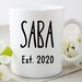 Savta and Saba Mugs Set, Hebrew Grandparents Baby Reveal, Pregnancy ...