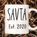 Savta and Saba Mugs Set, Hebrew Grandparents Baby Reveal, Pregnancy ...