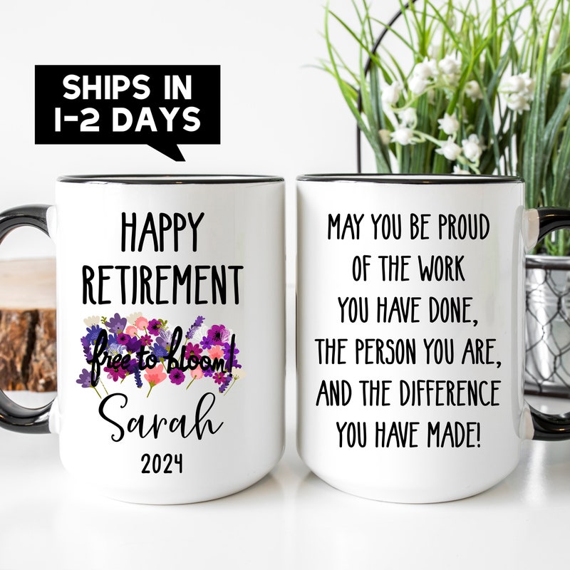 Retirement Mug - Etsy