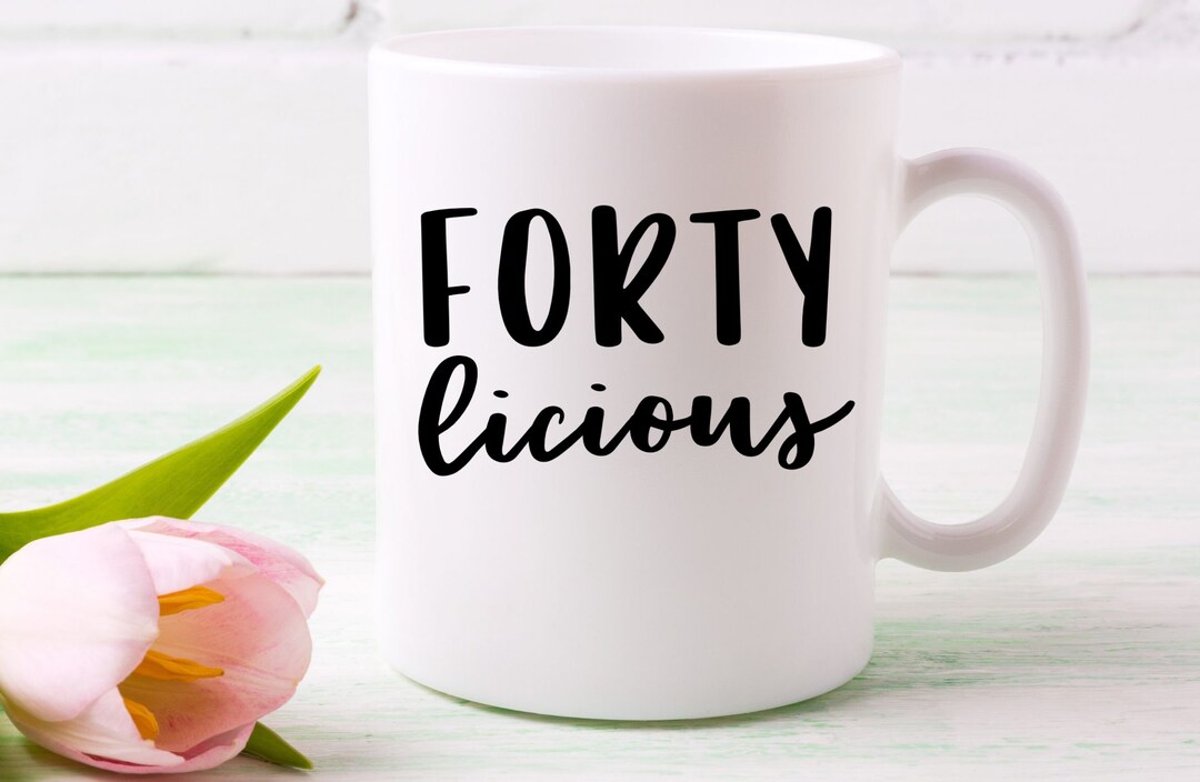 40th Birthday Gifts for Her, Forty Licious, 40 Years Old Gifts, Born in ...