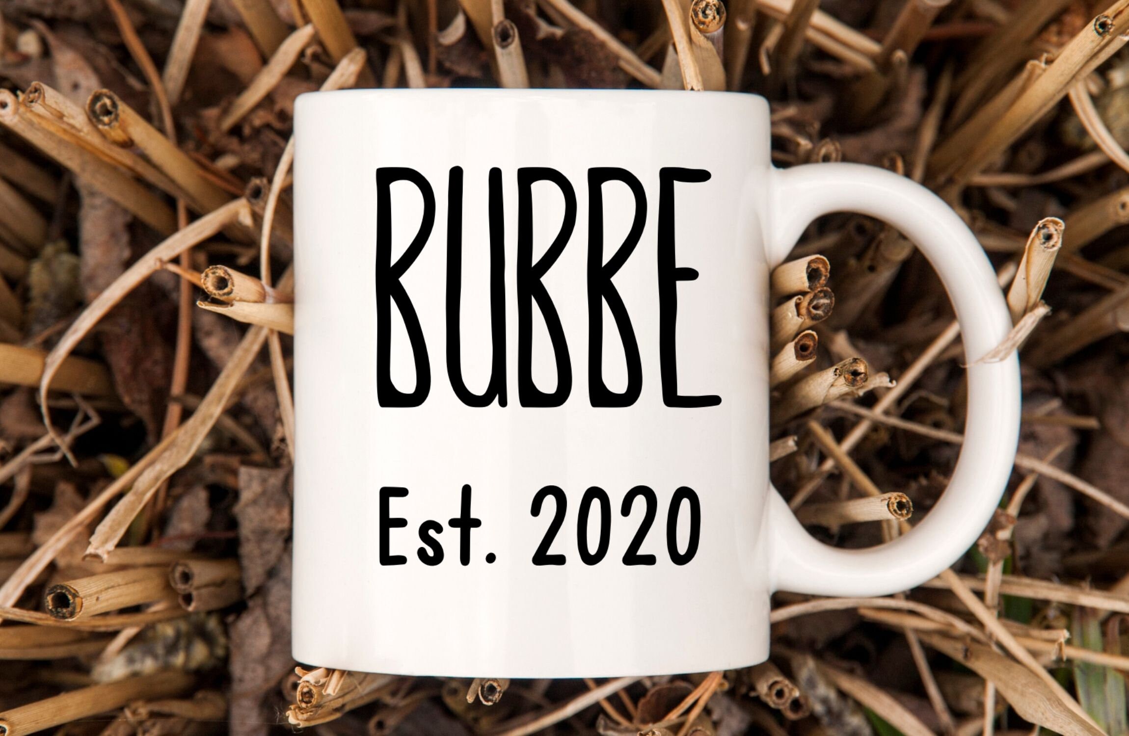 Bubbe and Zayde Mugs Set Yiddish Grandma Baby Reveal Jewish | Etsy