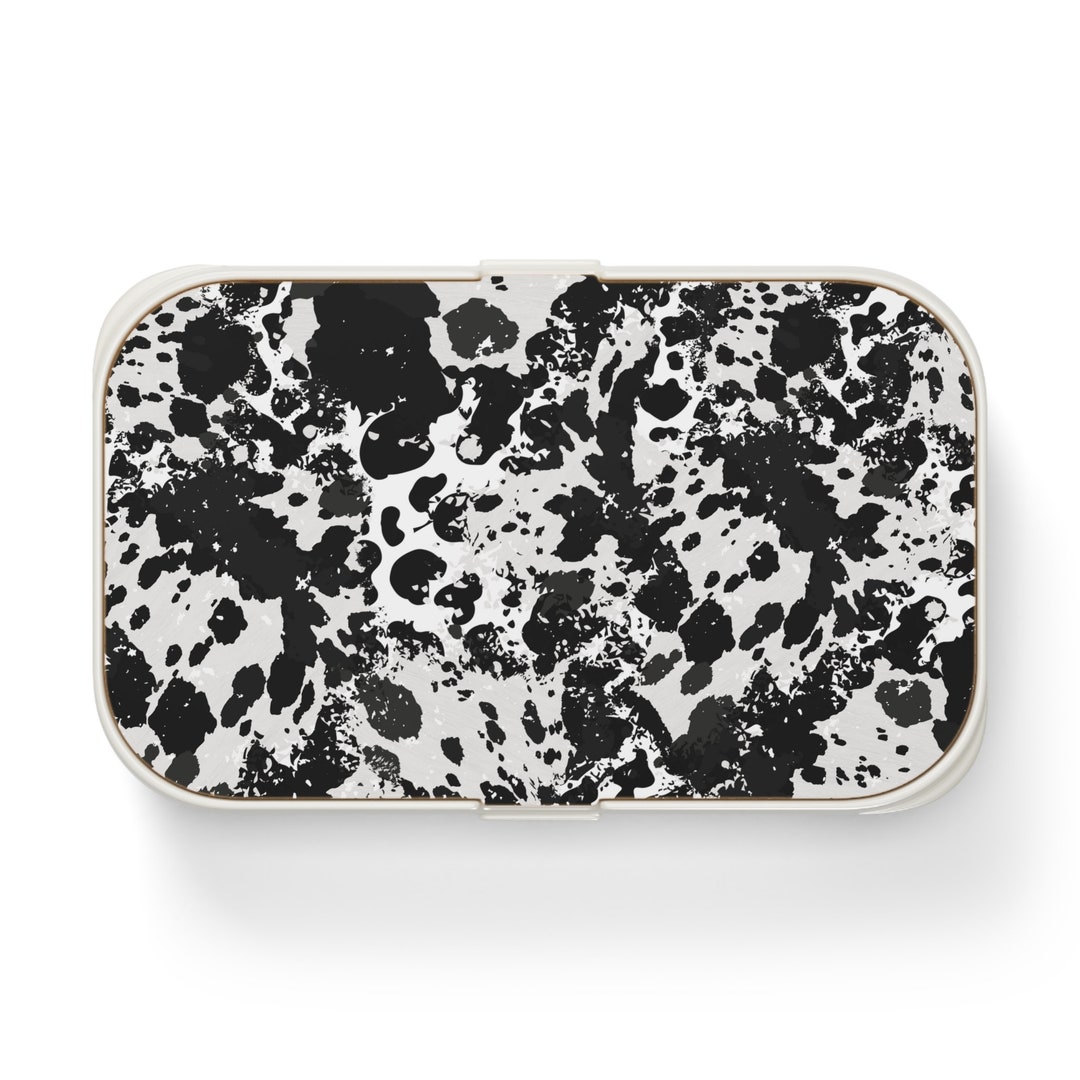 Cow Print Lunch Box Bento Lunch Box Cow Print Gifts Birthday Gift for ...