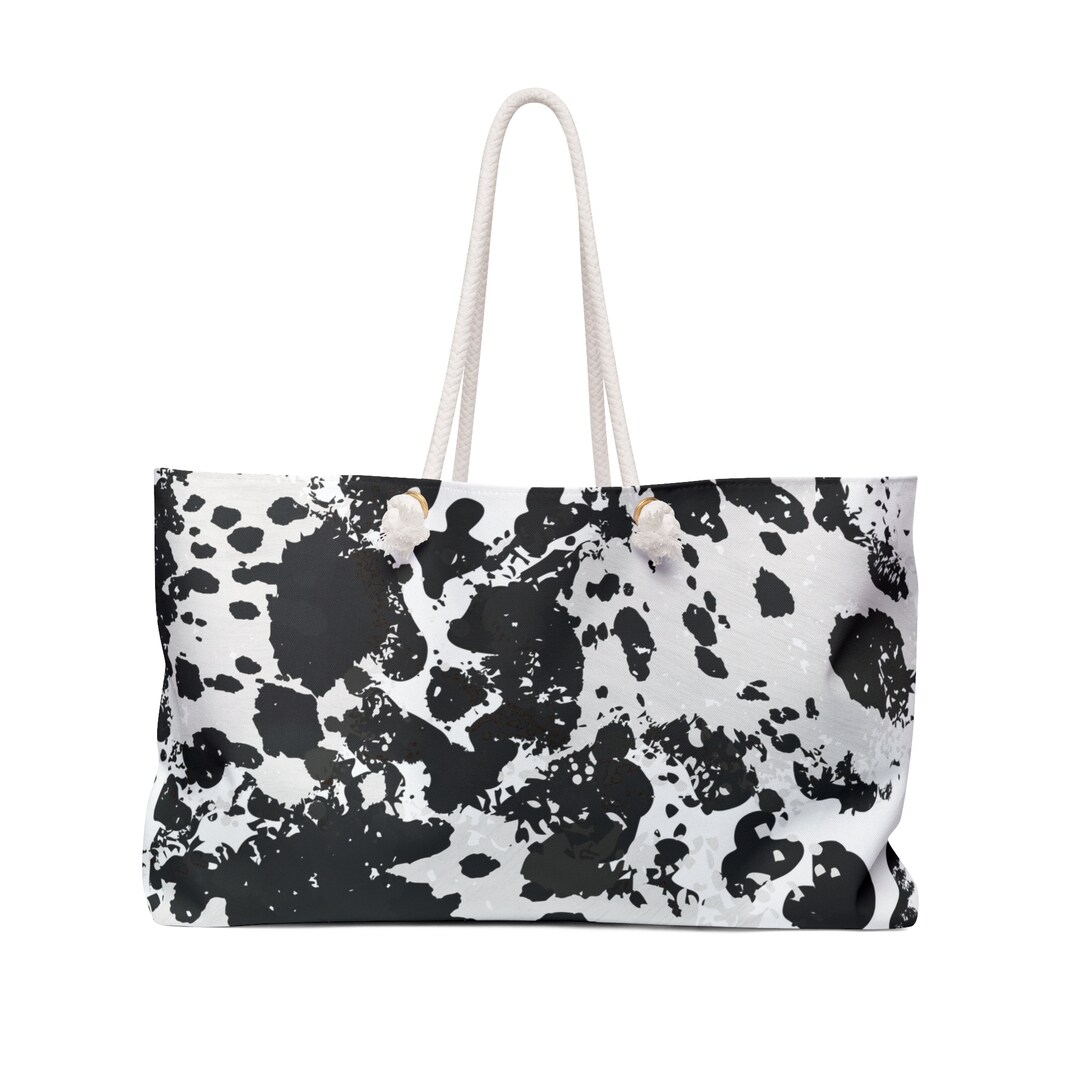 Cow Print Weekender Bag Cow Print Tote Bag Christmas Gift for Cow Lover ...