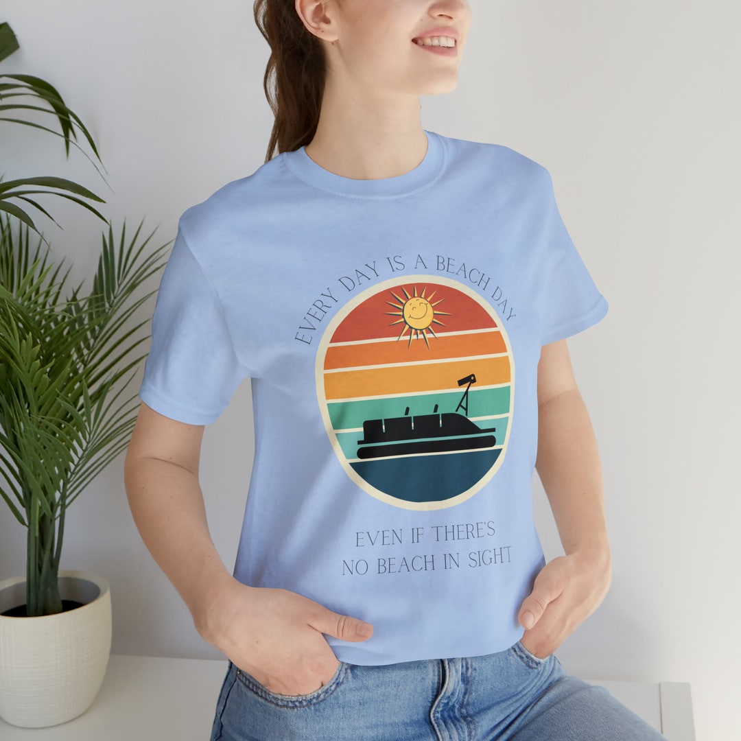 Pontoon Boat Accessories Fun Lake Life Gift Short Sleeve T Pontoon Boat ...