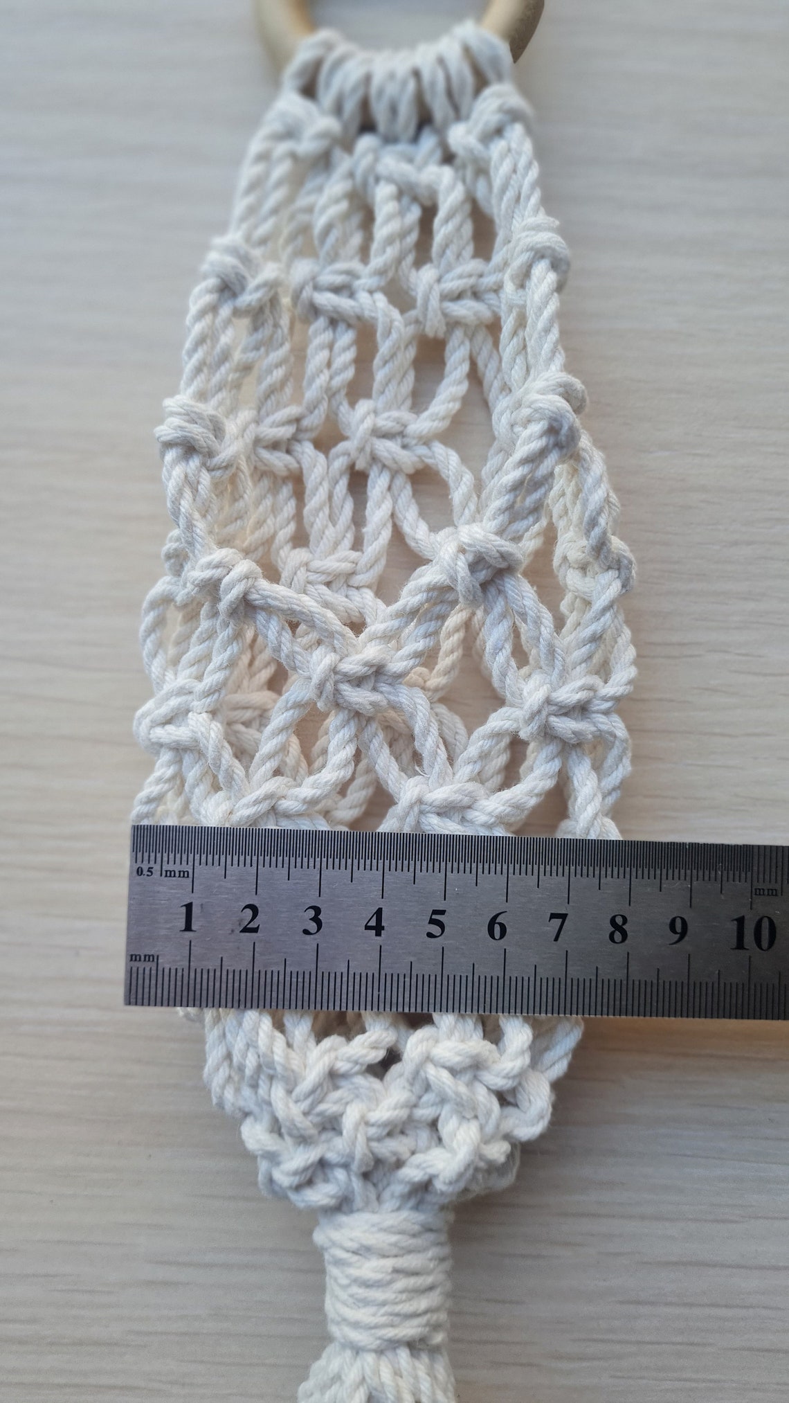 Macrame Hanging Garlic Basket, Vegetable Storage Bag, Macrame Bag ...