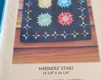 Mariners Star Quilt Block - Etsy