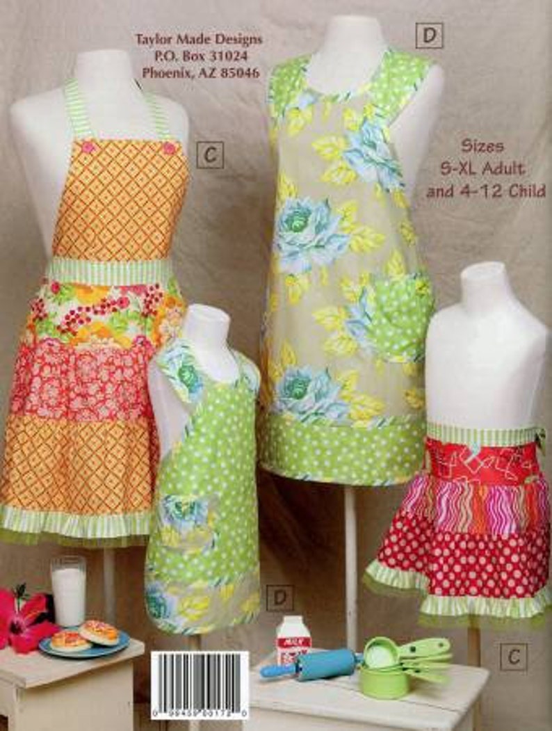 Mother Daughter Aprons Pattern Book - Etsy