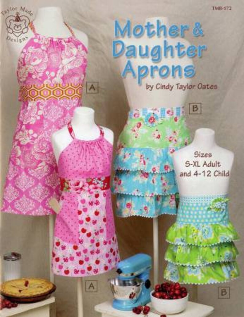 Mother Daughter Aprons Pattern Book - Etsy