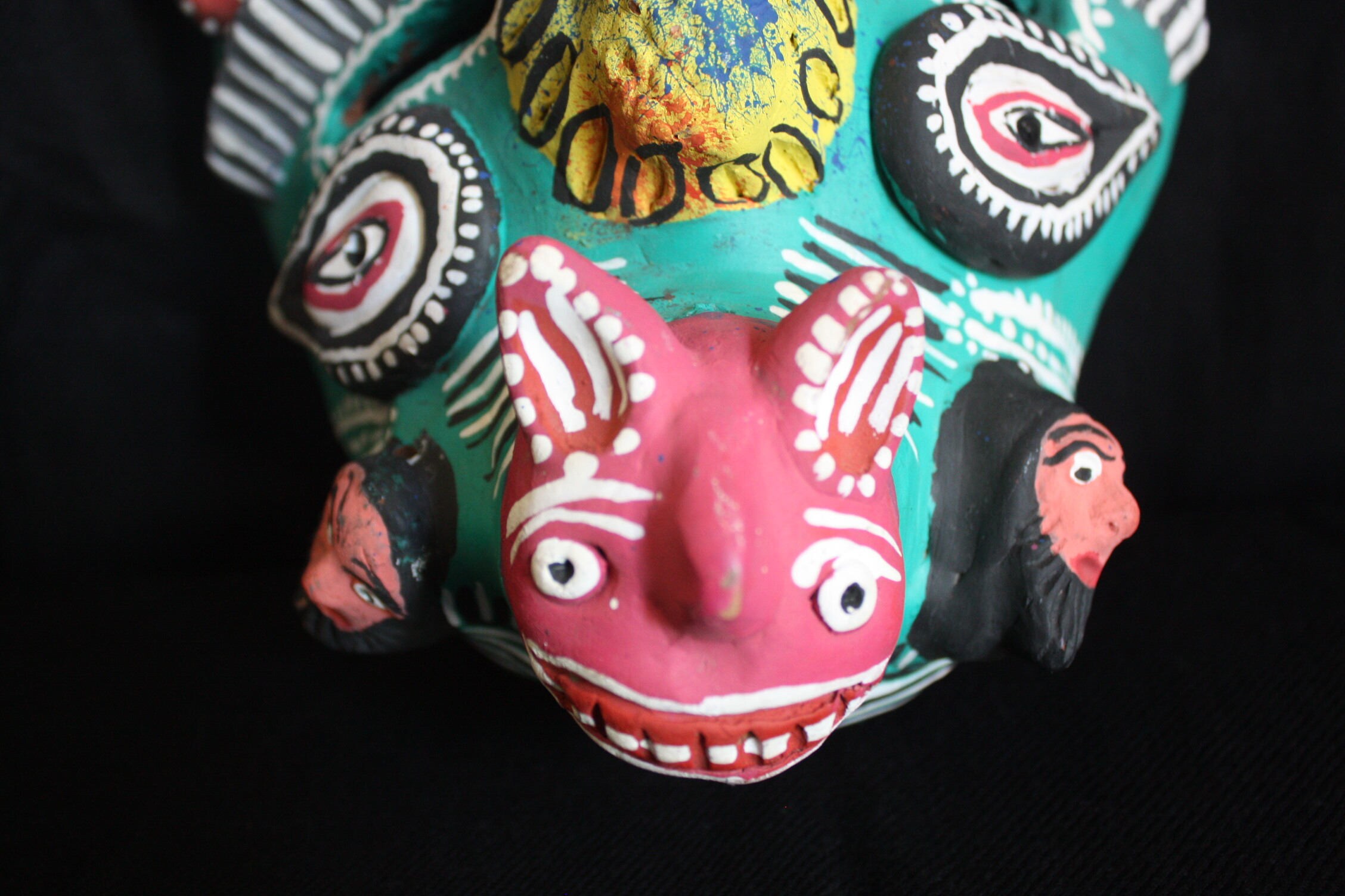 Clay 100% Handmade / Painted Mask Made by Mexican Artisans From the ...