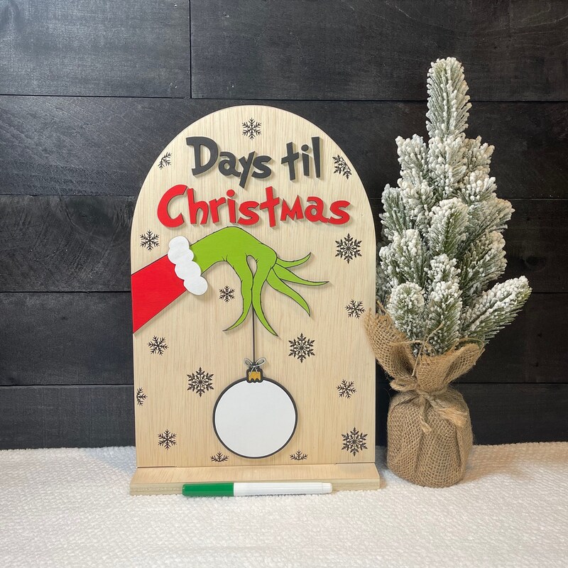 Grinch Countdown - Etsy