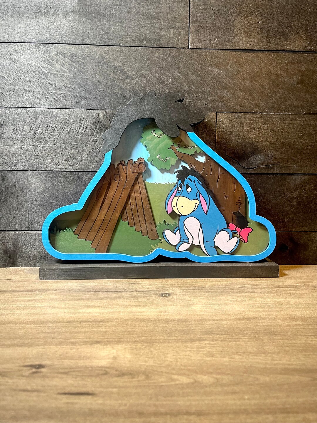 Eeyore, Winnie the Pooh Bear, Layered Pooh Bear, 3D Layered Wooden ...
