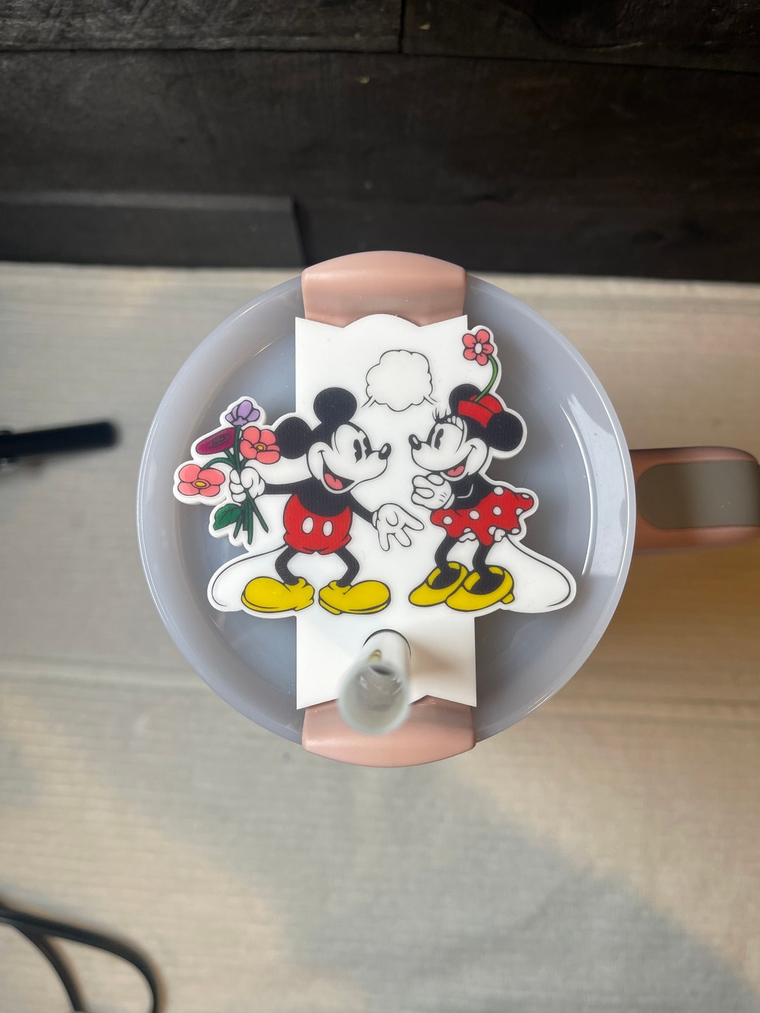 Classic Mickey & Minnie Stanley Tumbler Tag, Stanley Cup, Stanley ...