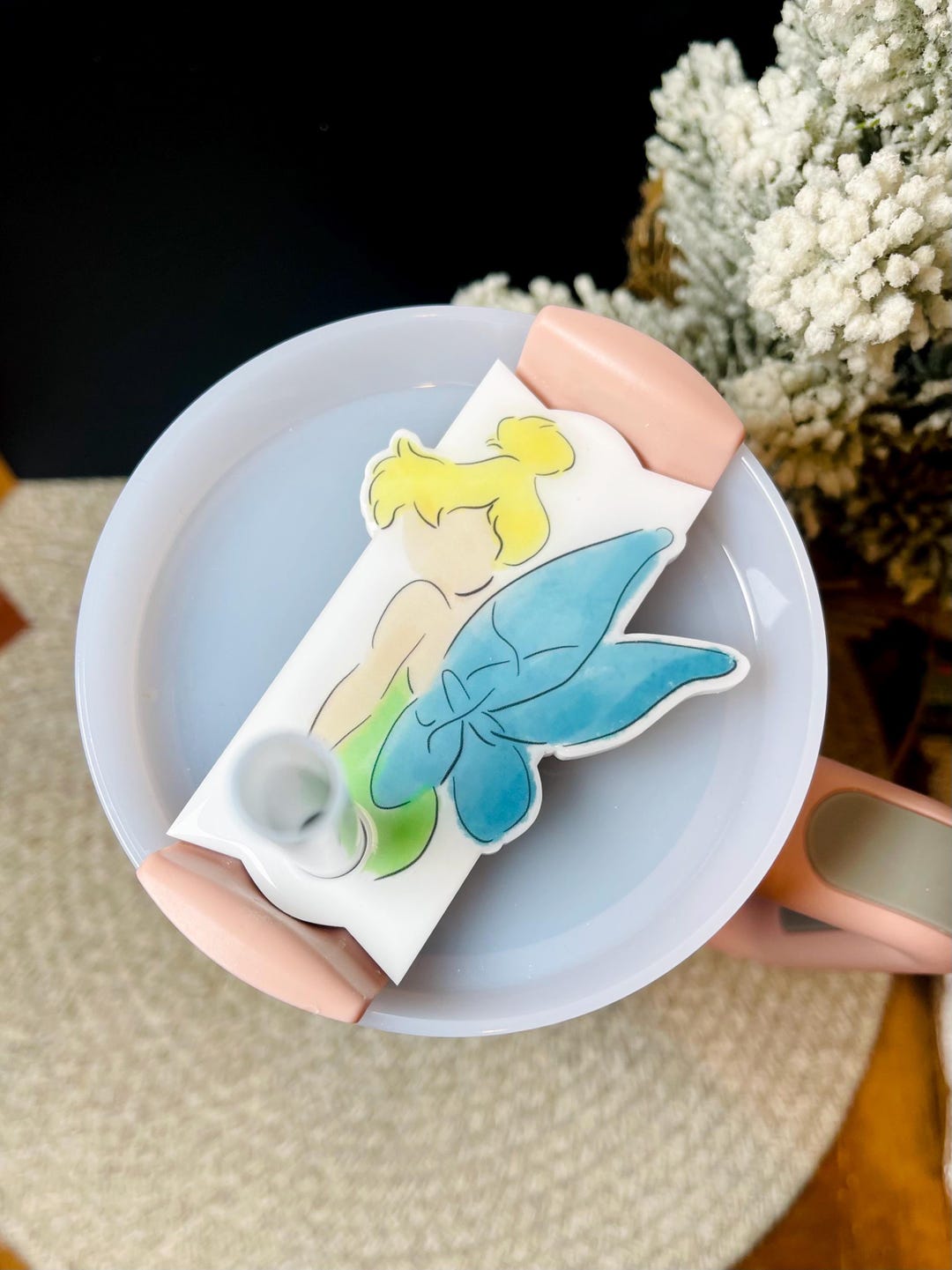 Stanley Tumbler Topper, Tinkerbell, Tinkerbell Stanley Water Tumbler ...