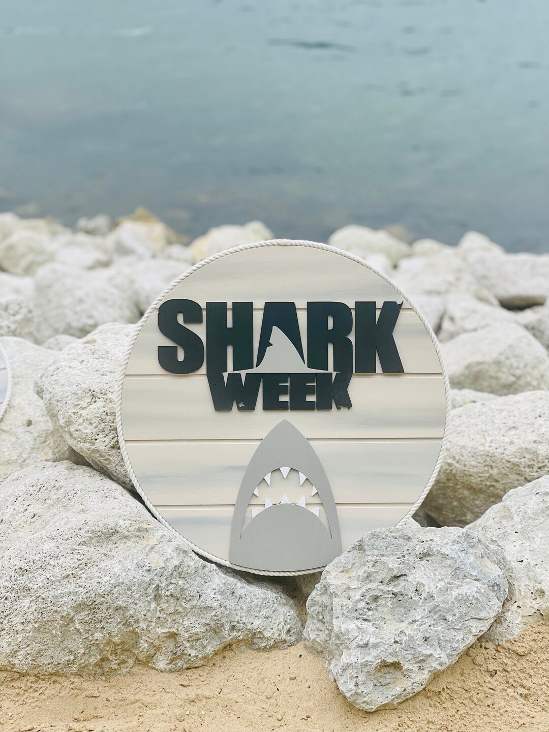 Shark Week, Shark Week Door Hanger, Shark Week Sign, Shark Week Wood ...
