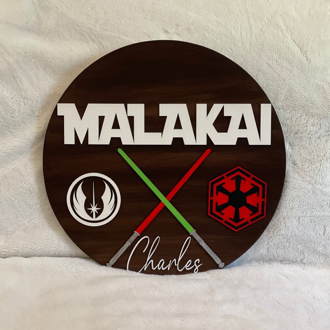 Name Signs, Star Wars, Custom Star Wars Sign, Custom Name Signs, Wood ...