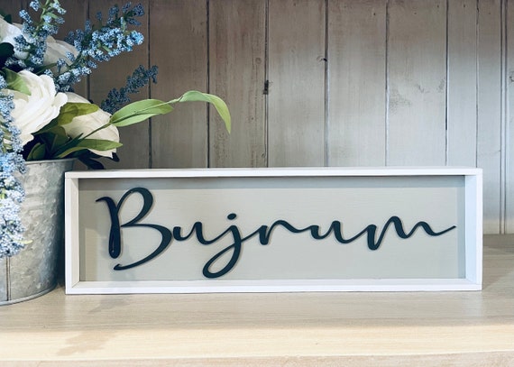 Bujrum Bujrum Welcome Sign Bosnian Signs Balkan Home Wood | Etsy