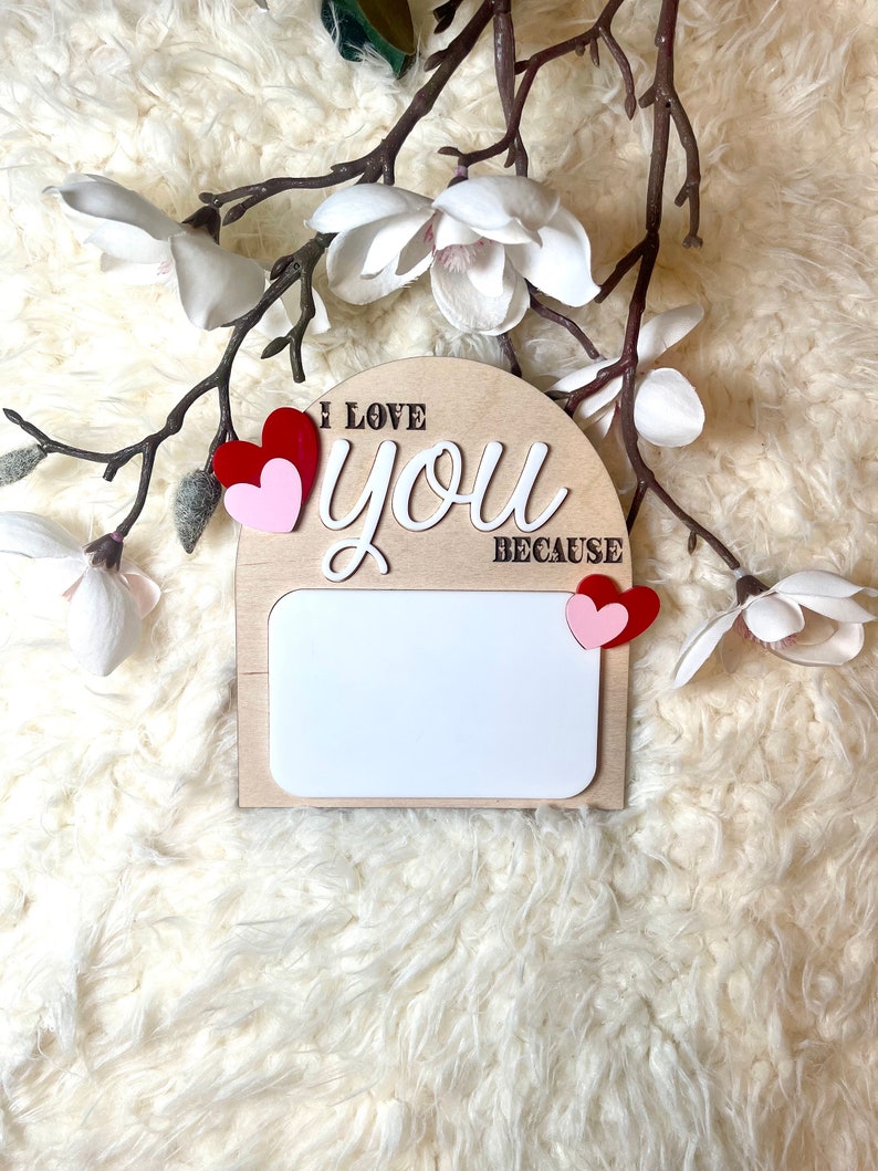 Valentine's Day I Love You Sign | Dry Erase Sign | Love Note | I Love ...