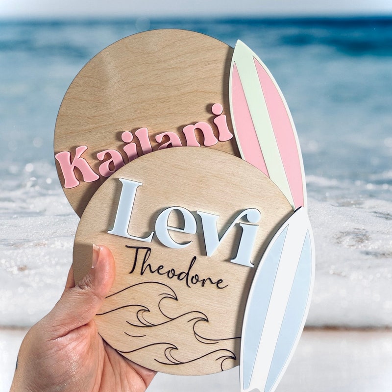 Baby Name Sign - Etsy