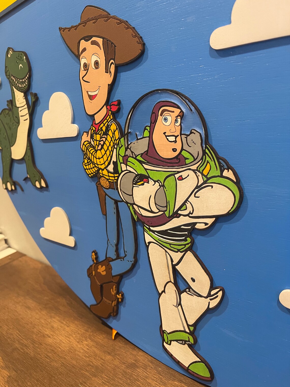 Toy Story Round Name Sign, Toy Story Name Sign, Toy Story Nursery Decor ...