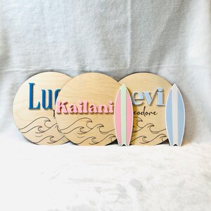 Birth Announcement Sign, Baby Name Sign, Baby Keepsake, Newborn Name ...