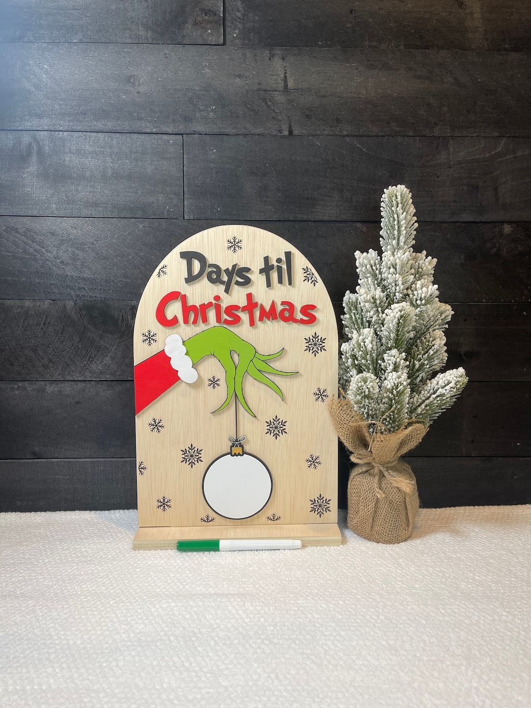 The Grinch Christmas Countdown - Etsy UK