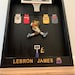 Lebron James Shadow Box Art, Lebron James Dunk, Custom Lebron James 3D ...