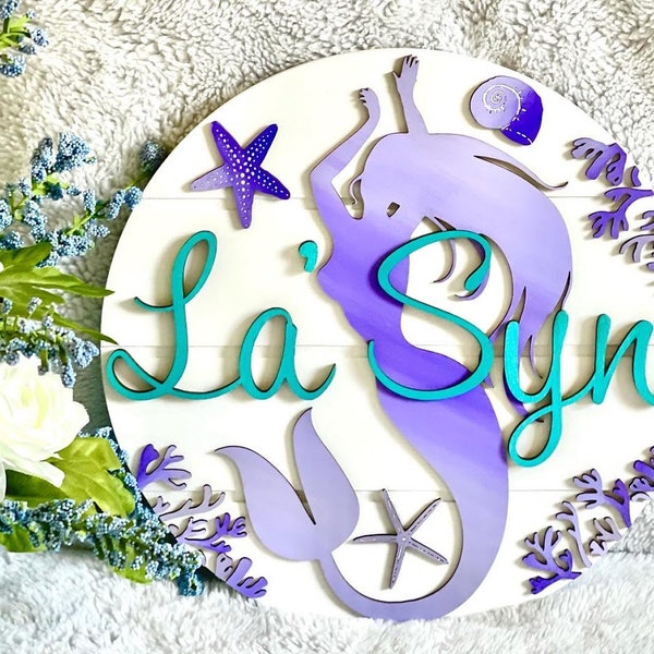 Mermaid Sign - Etsy