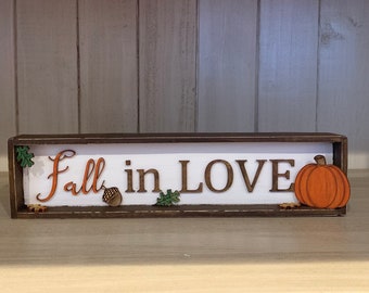 Fall in Love Decor | Etsy