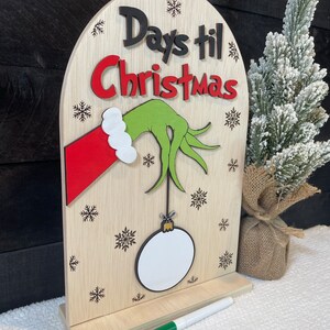 The Grinch Christmas Countdown - Etsy UK