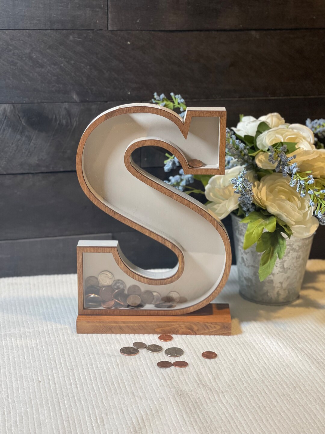 Personalized Name Bank, Piggy Bank, Custom Piggy Bank, Coin Bank, Kids ...