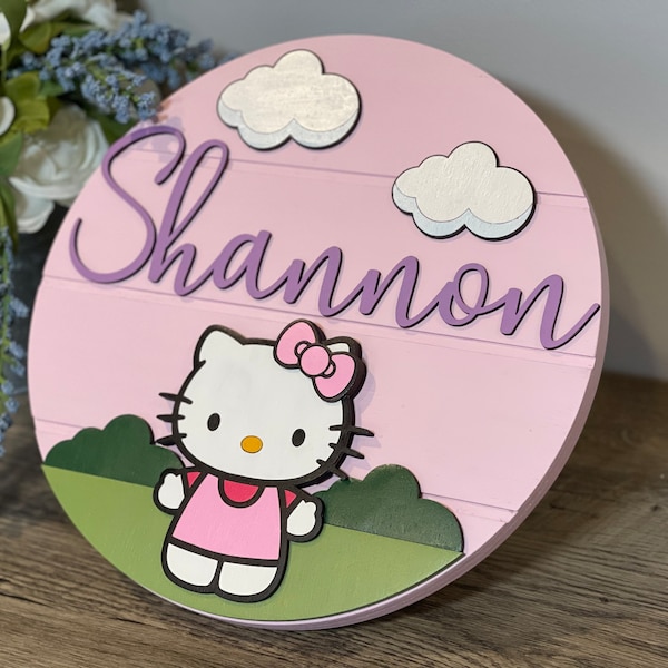 Hello Kittys Sign - Etsy