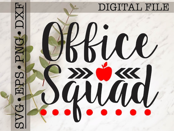 Office Squad Svg Cut File School Svg School Staff Svg | Etsy