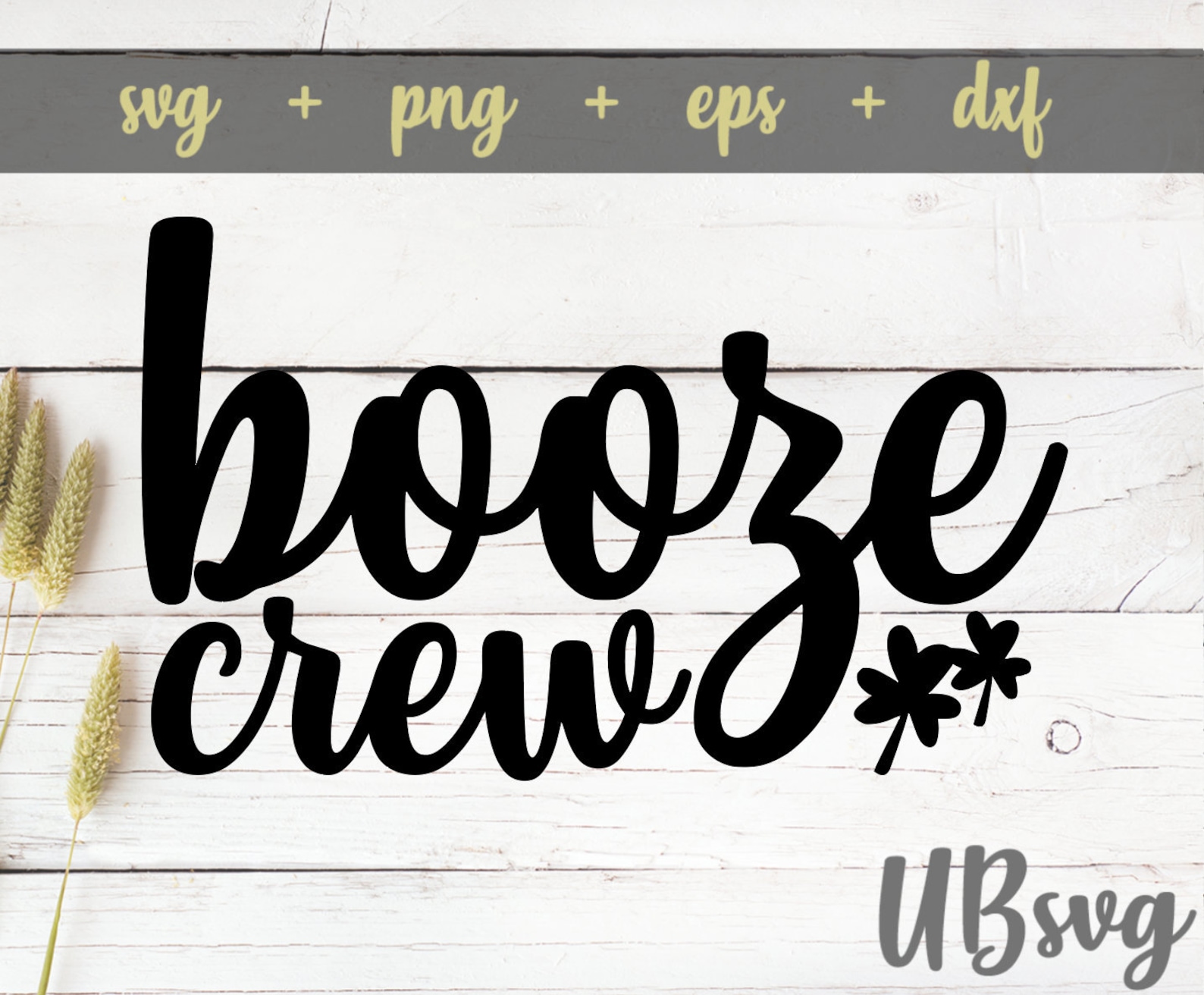 Booze Crew Svg St. Patrick's Day Svg St. Patty's Day - Etsy
