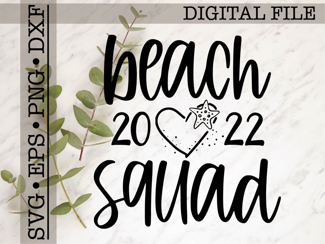 Beach Squad Svg Beach Svg Spring Break Svg Beach Trip 2022 - Etsy