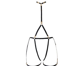 Black Harness Gold Hardware - Etsy