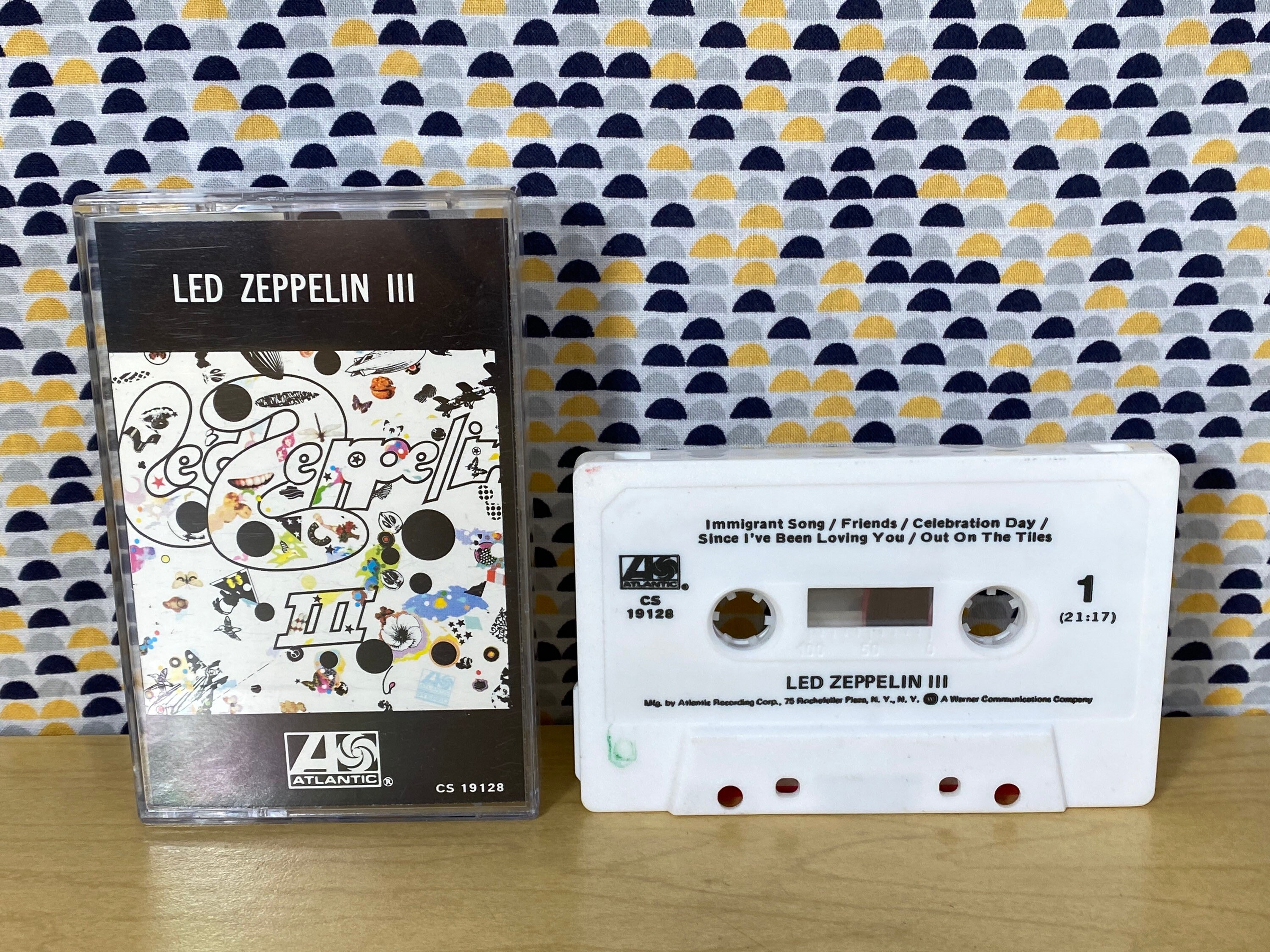 Led Zeppelin Iii Cassette Tape Atlantic Records Cs19128 Etsy