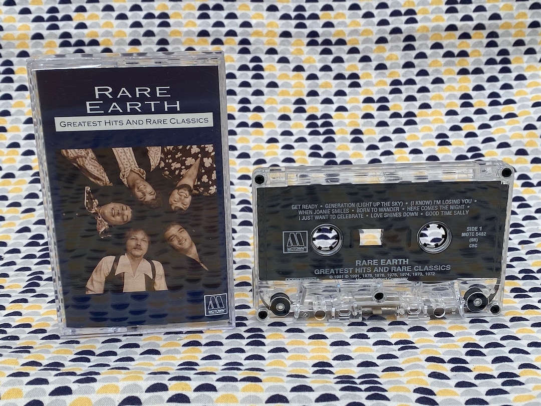 Rare Earth Greatest Hits and Rare Classics Cassette Tape Motown Records ...