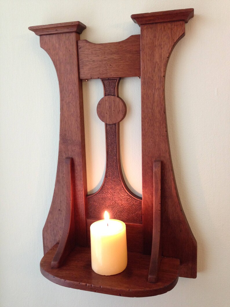 Handmade Reclaimed Walnut Wall Shelf/display Stand - Etsy