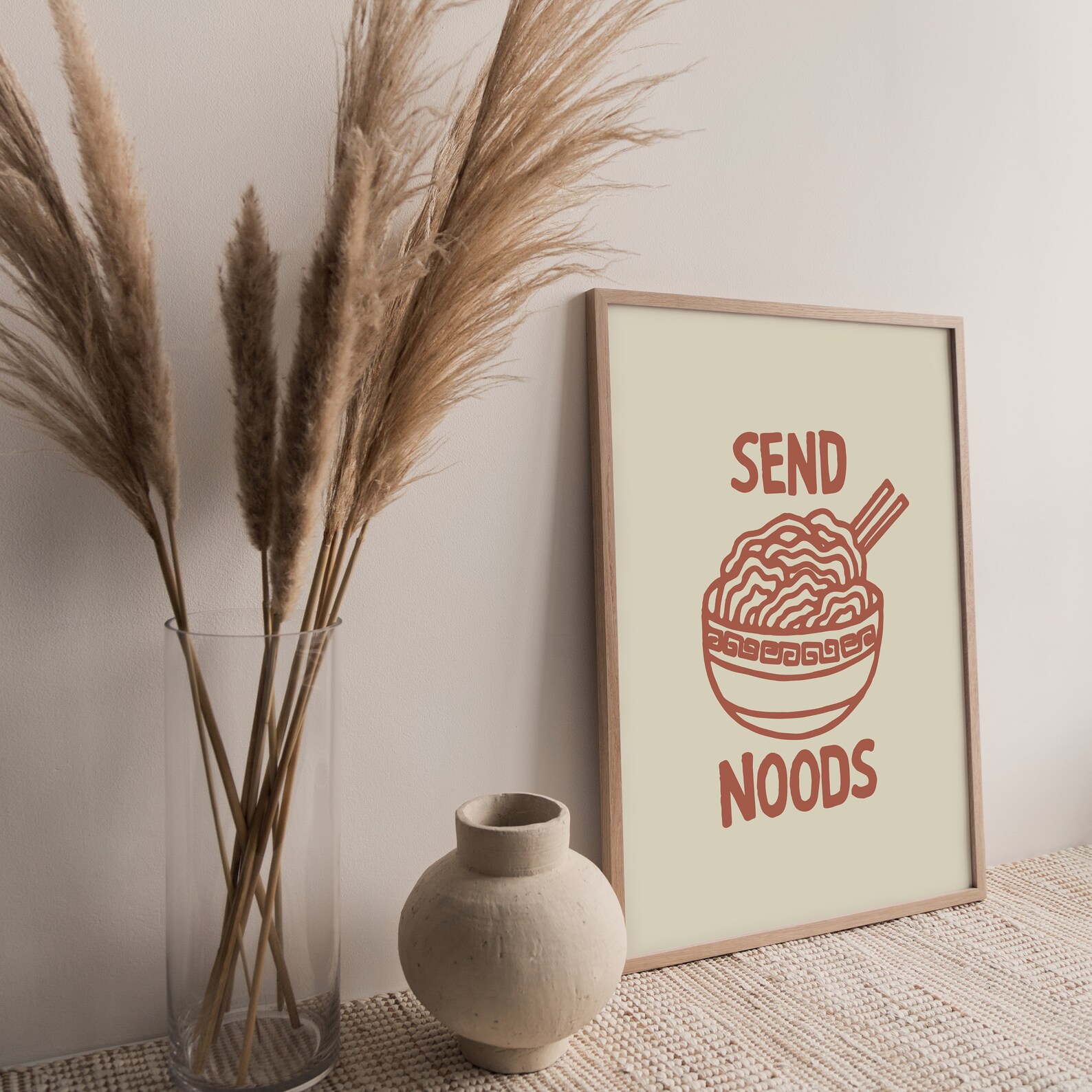 Send Noods Wall Art Noodles Funny Printable Art Shapes Art - Etsy