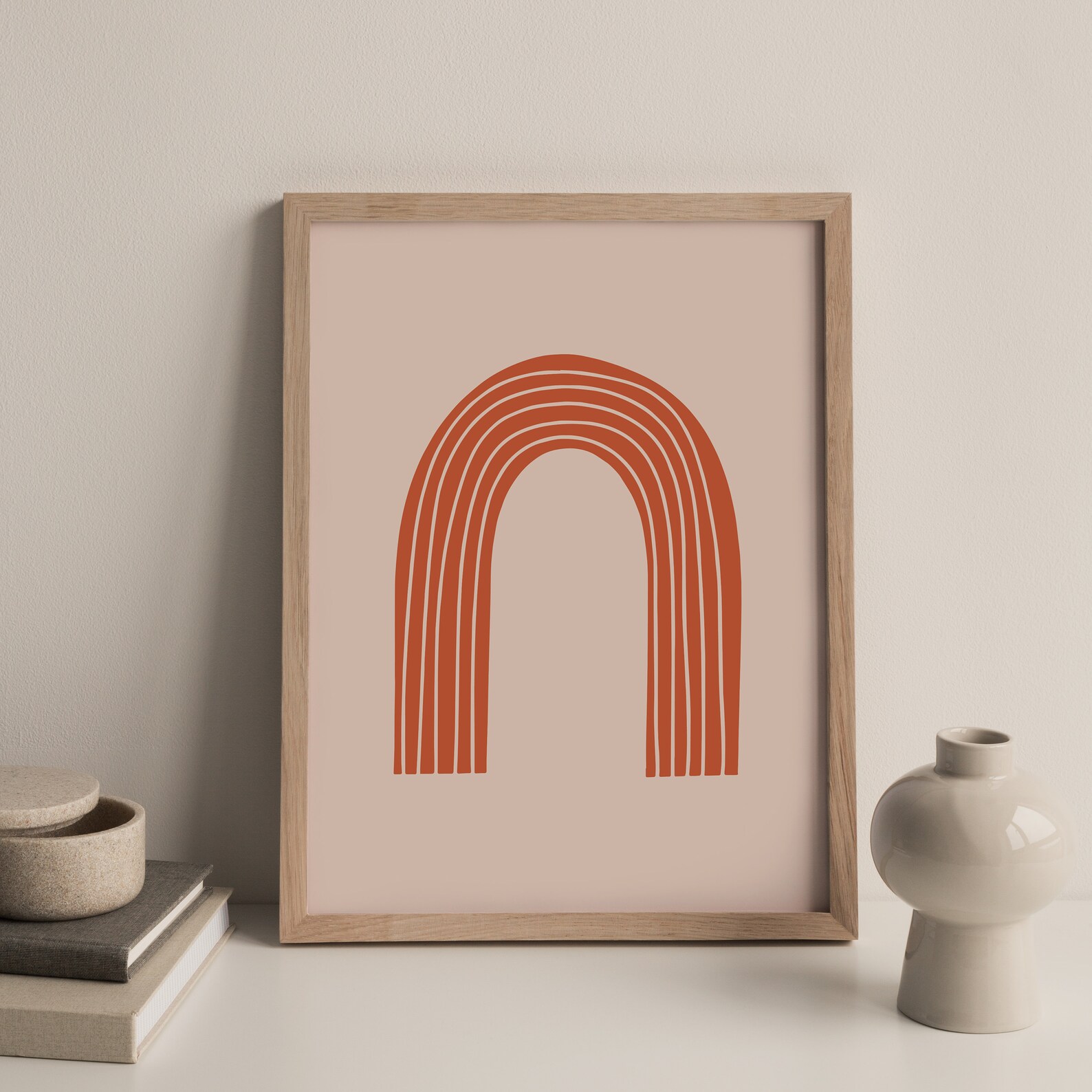 Abstract Organic Arch Wall Art Printable Art Shapes Art - Etsy