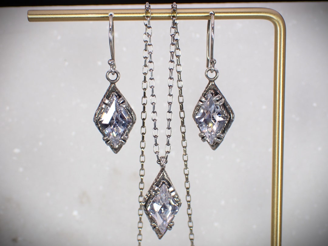 Retired Style Marquessa by Silpada Sterling Silver CZ Necklace ...