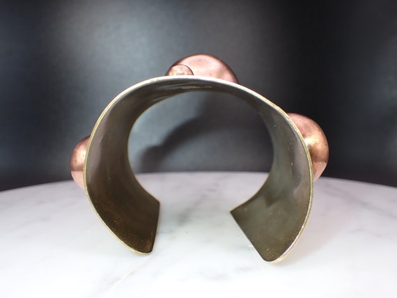 1940's Maya Hubert Harmon Extra Wide Modernist Brass … - Gem