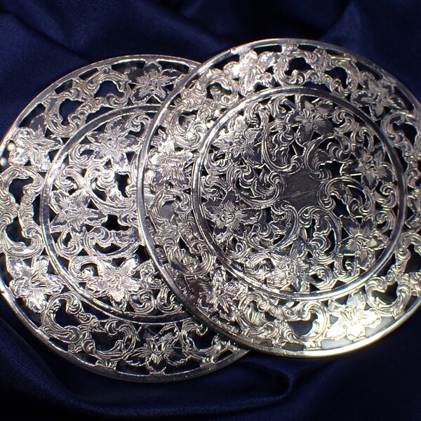 Silver Coaster - Etsy